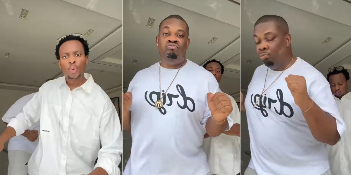 "Wetin our sugar daddies dey do" - Reactions as Don Jazzy engages in ...