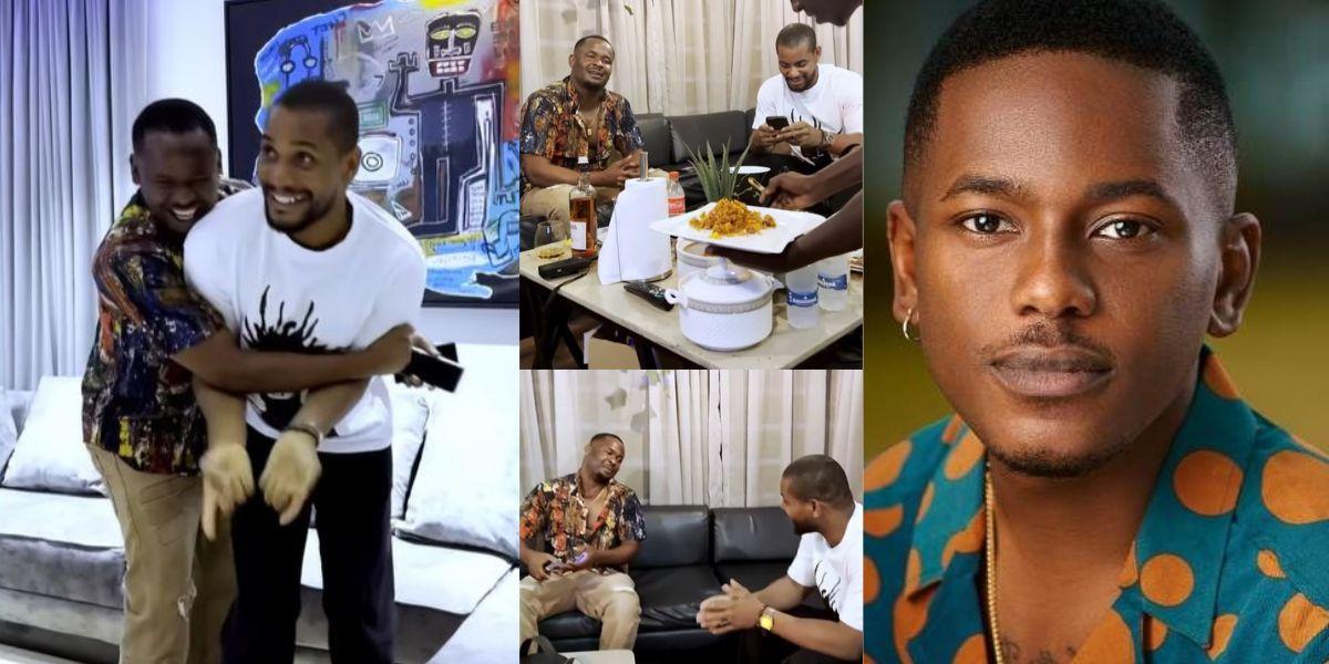 "Don't buy me oh" - Alexx Ekubo hosts Zubby Michael in his mansion ...