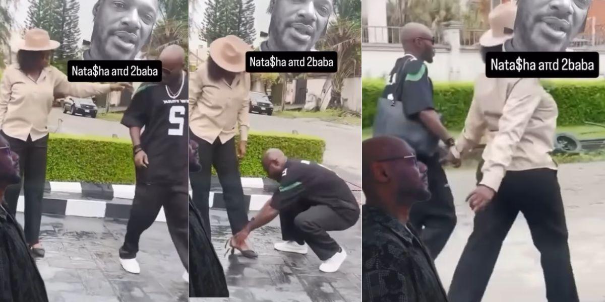 "Ah, what is happening here?" - New clip of Natasha ordering 2Baba to ...