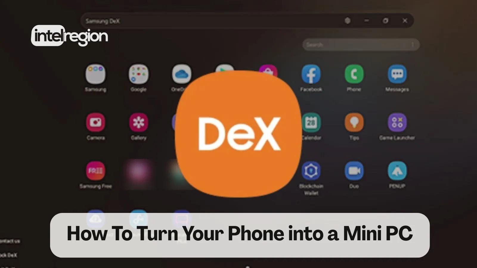 How To Turn Your Phone into a Mini PC | Intel Region