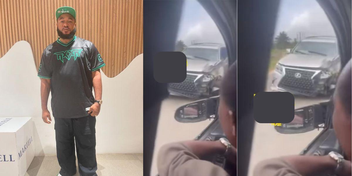 "Mohbad is that you" - Reactions as Sam Larry survives car accident in ...