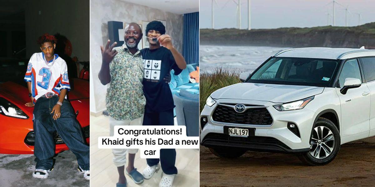 Singer Khaid gifts his dad a brand new Toyota car (Video) | Intel Region