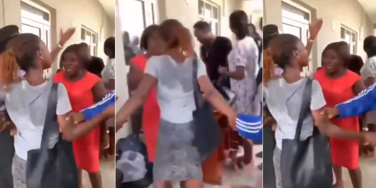 Drama as 100 level female student slaps her lecturer during a ...