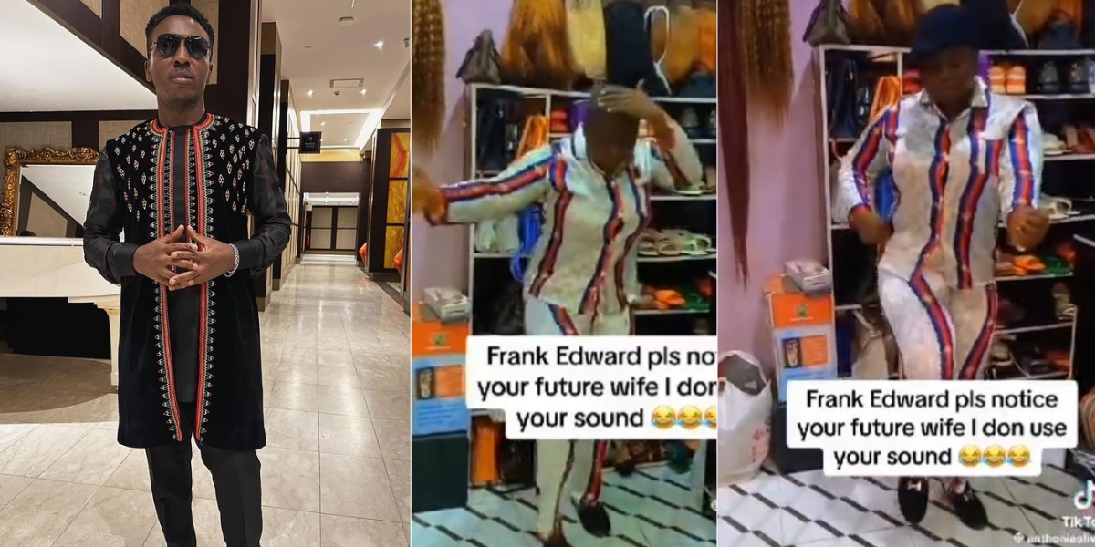 "See wetin Moses cause" - Lady shoots shot at singer Frank Edwards as ...