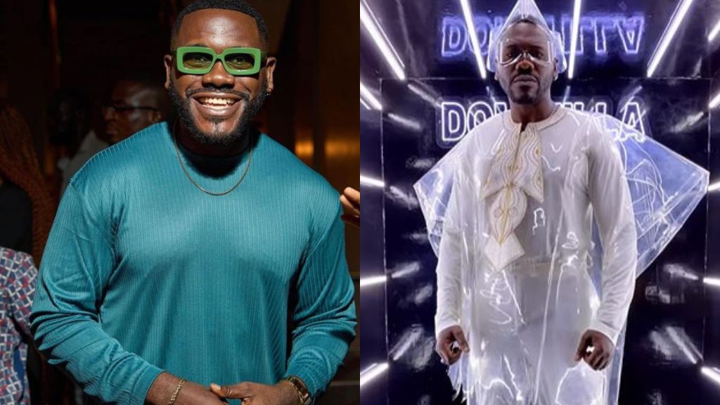 Actor Deyemi Okanlawon stuns fans with his unique outfit at a movie ...
