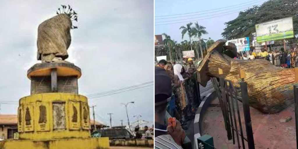 Man dies while trying to steal Agemo statue in Ogun (Video) | Intel Region