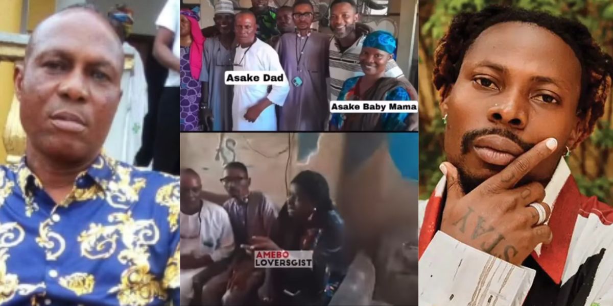 Asake father shocks Nigerians as he shows the face of the singer ...