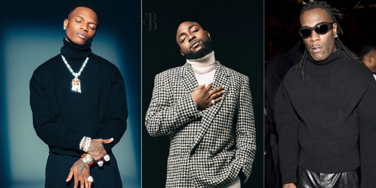"Burna no get steeze at all" - Wizkid, Burna Boy & Davido rock ...