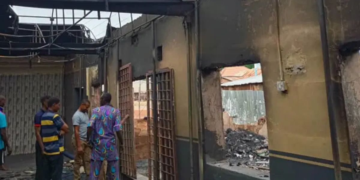 Bago reacts as hoodlums set ablaze Redeemed Christian Church in Niger ...
