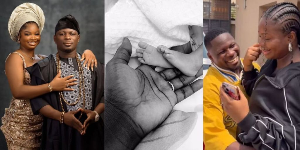 Comedian Kamo State welcomes first child with his wife 4 months after ...