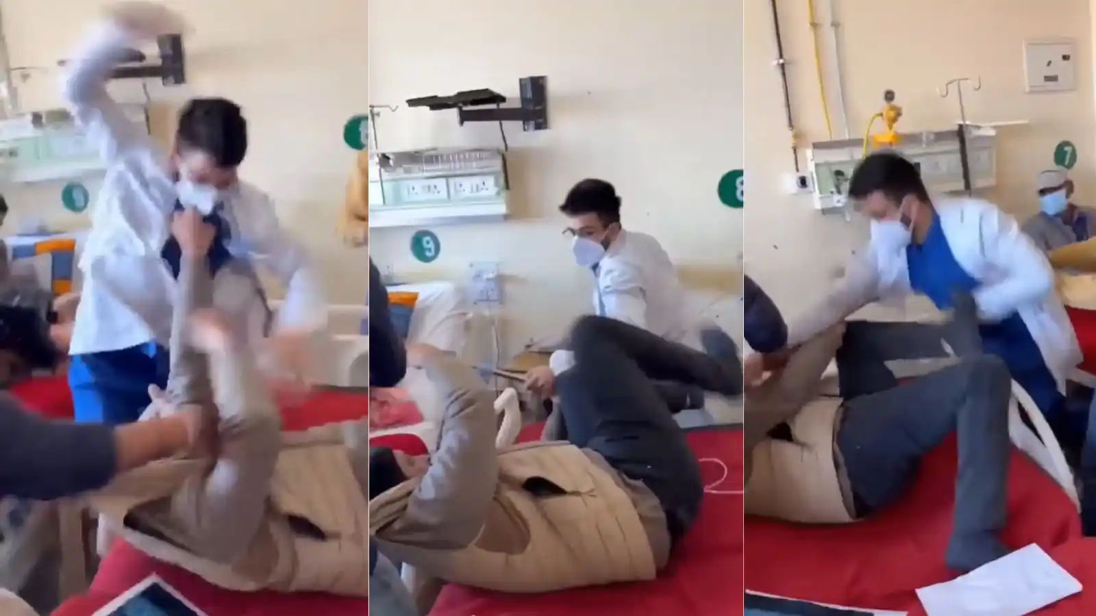 Doctor beats up seriously ill patient on hospital bed after he asked to ...