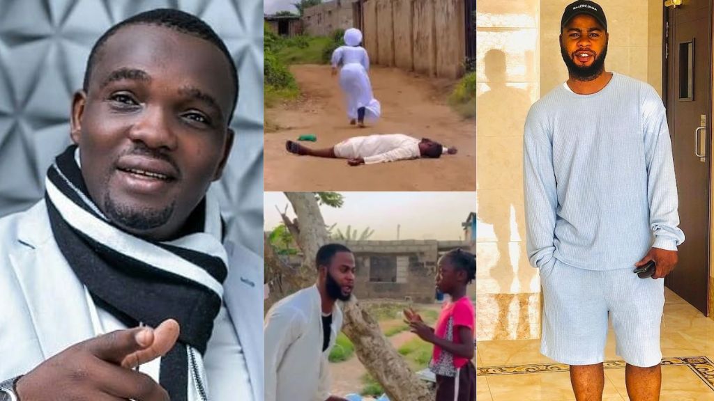 Extreme Prank: Actor Yomi Fabiyi drums support for skitmaker Trinity ...
