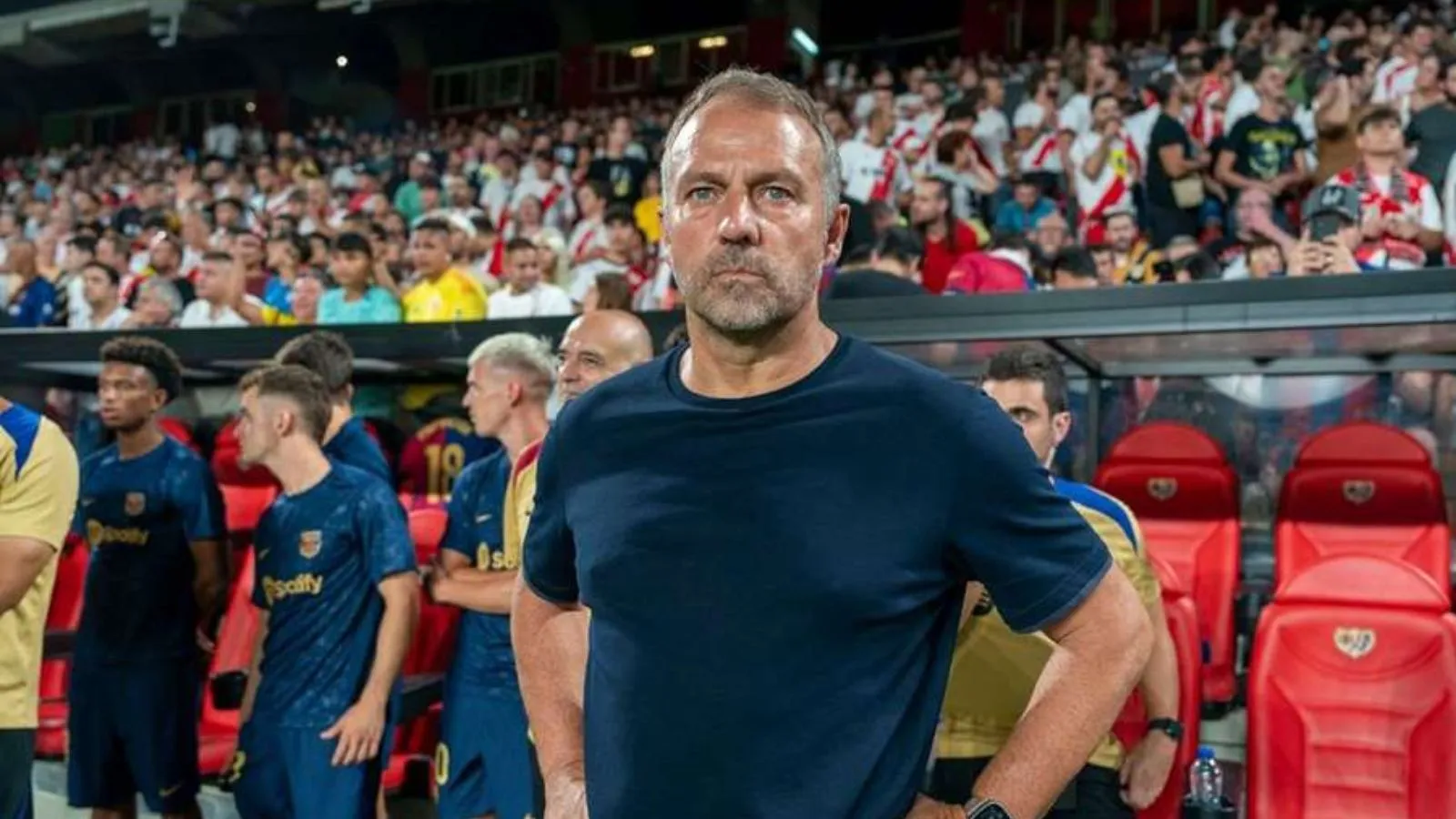 BREAKING: Barcelona boss Hansi Flick to miss El Clásico after red card ...