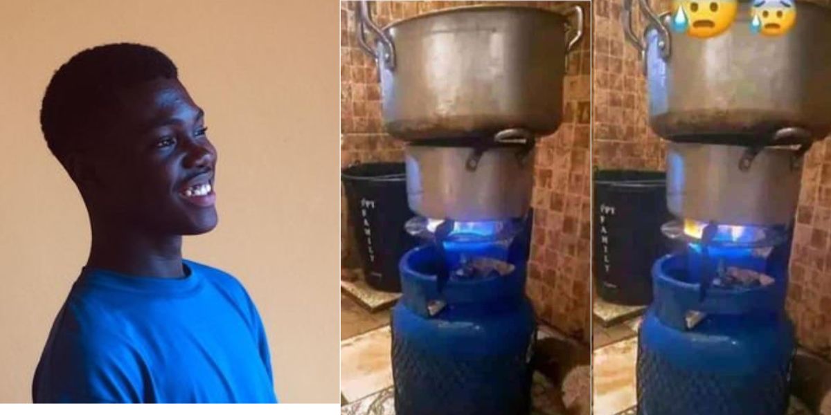 "Gas is now N1300" - Man shows unique way he uses to boil water and ...