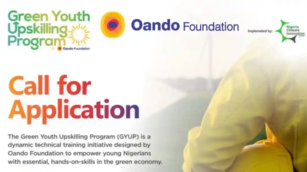 Oando Foundation Green Youth Upskilling Program 2025 | Intel Region