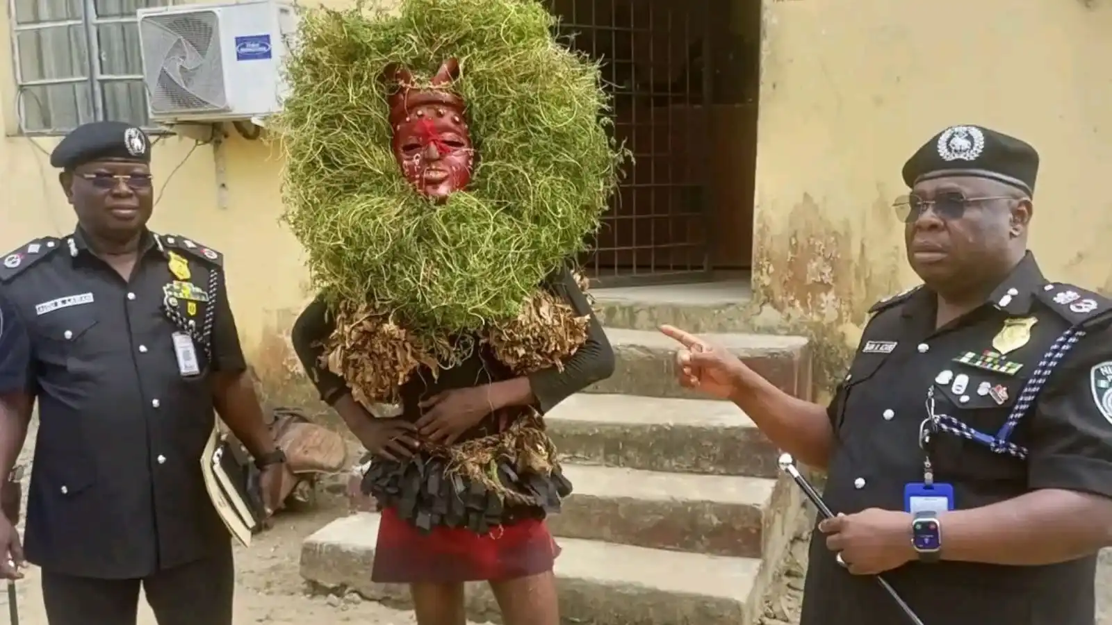 Nigerian police arrest masquerade in Akwa Ibom over public disturbance ...
