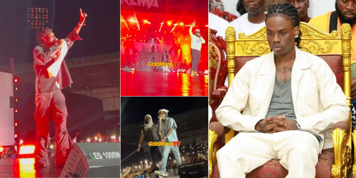 Rema makes fans go wild as he dishes out classic performance at his ...