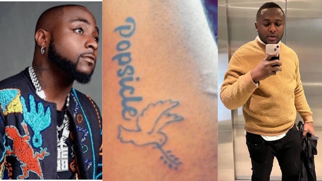 “So what about the tattoo” - Reactions as Davido unfollows Ubi Franklin ...