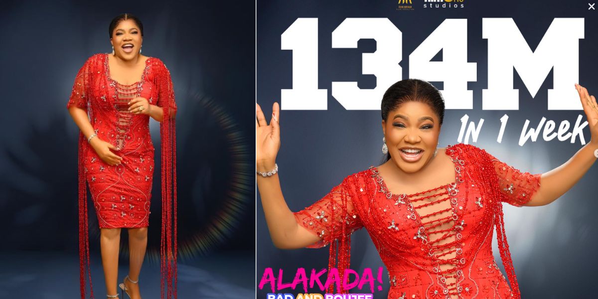 "I am my own competition" - Toyin Abraham overjoyed as her movie ...