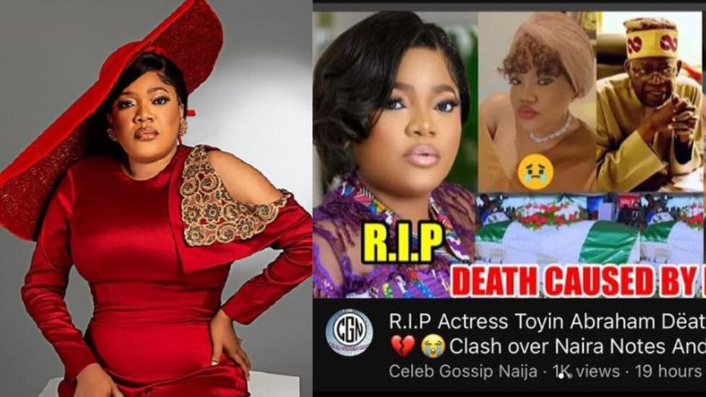 "Death is not my portion" - Toyin Abraham says as she shares ...