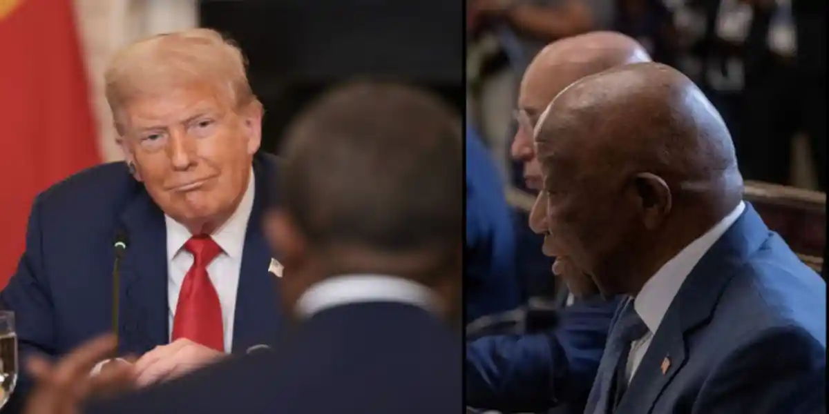 Trump expresses shock as Liberian President speaks fluent English, says ...