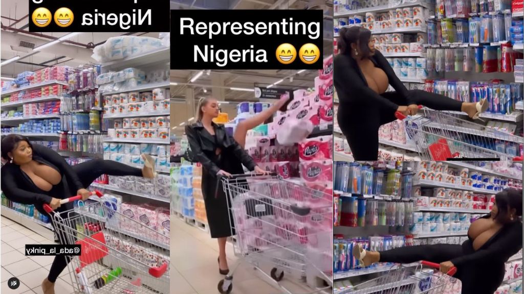 "U for no wear cloth" - Netizens attack DJ Ada La Pinky as she jumps on ...