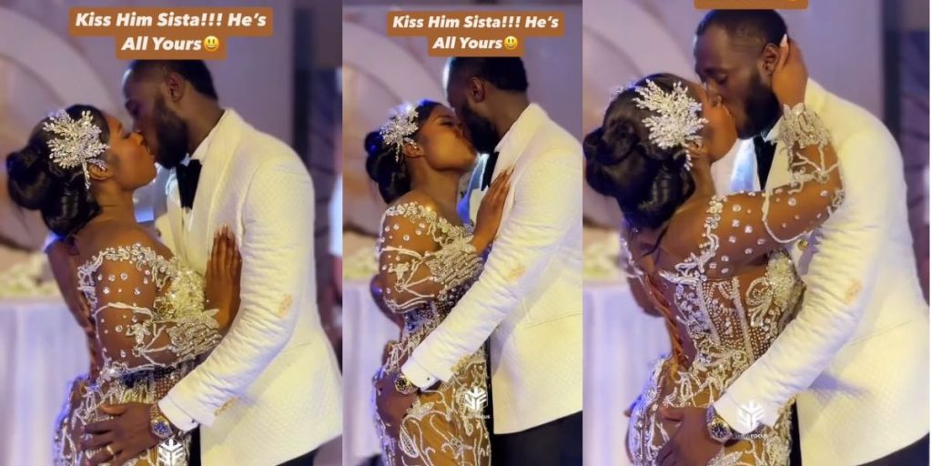 "They should get a room ASAP" - Video of a bride and her groom locking ...