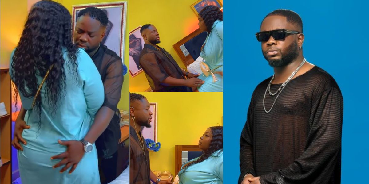 "Smelling so good, now open" - Video of actor Itele D Icon with an ...