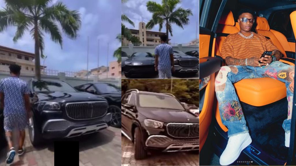 Wizkid shows off fleets of cars in his garage worth over N2billion ...