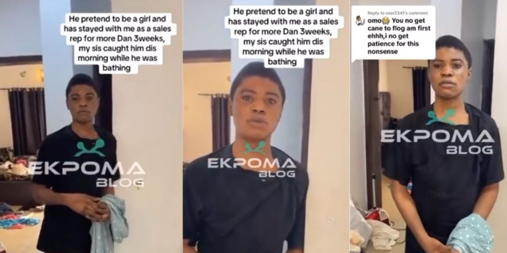 "So you be boy" - Woman caught her sales rep who pretended to be a girl ...