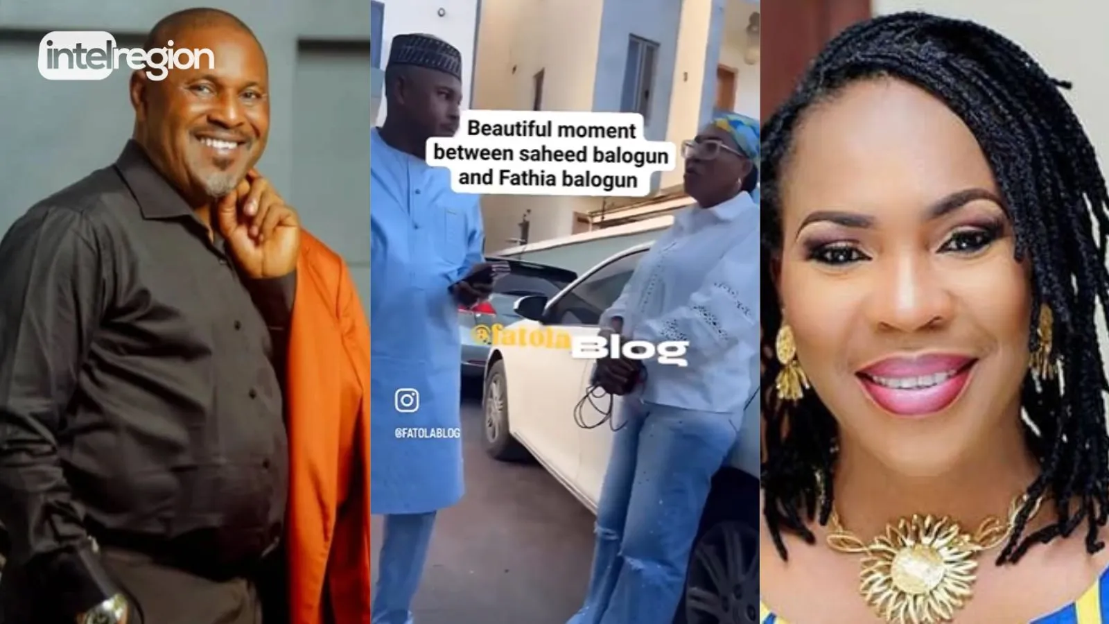 'They are still into each other': Adorable video of Saheed Balogun and ...