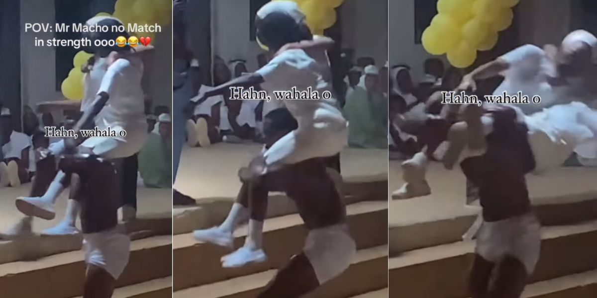 "He don break their spinal cords" - Reactions as hefty corper attempts ...