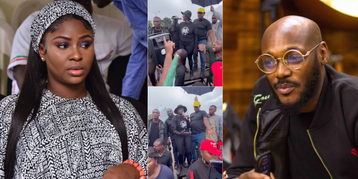 "2face don finally jam person wey pass am" - Mixed reactions as video ...